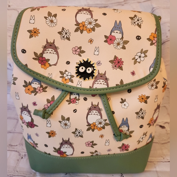 Studio Ghibli | Bags | Studio Ghibli My Neighbor Totoro Floral Slouch ...